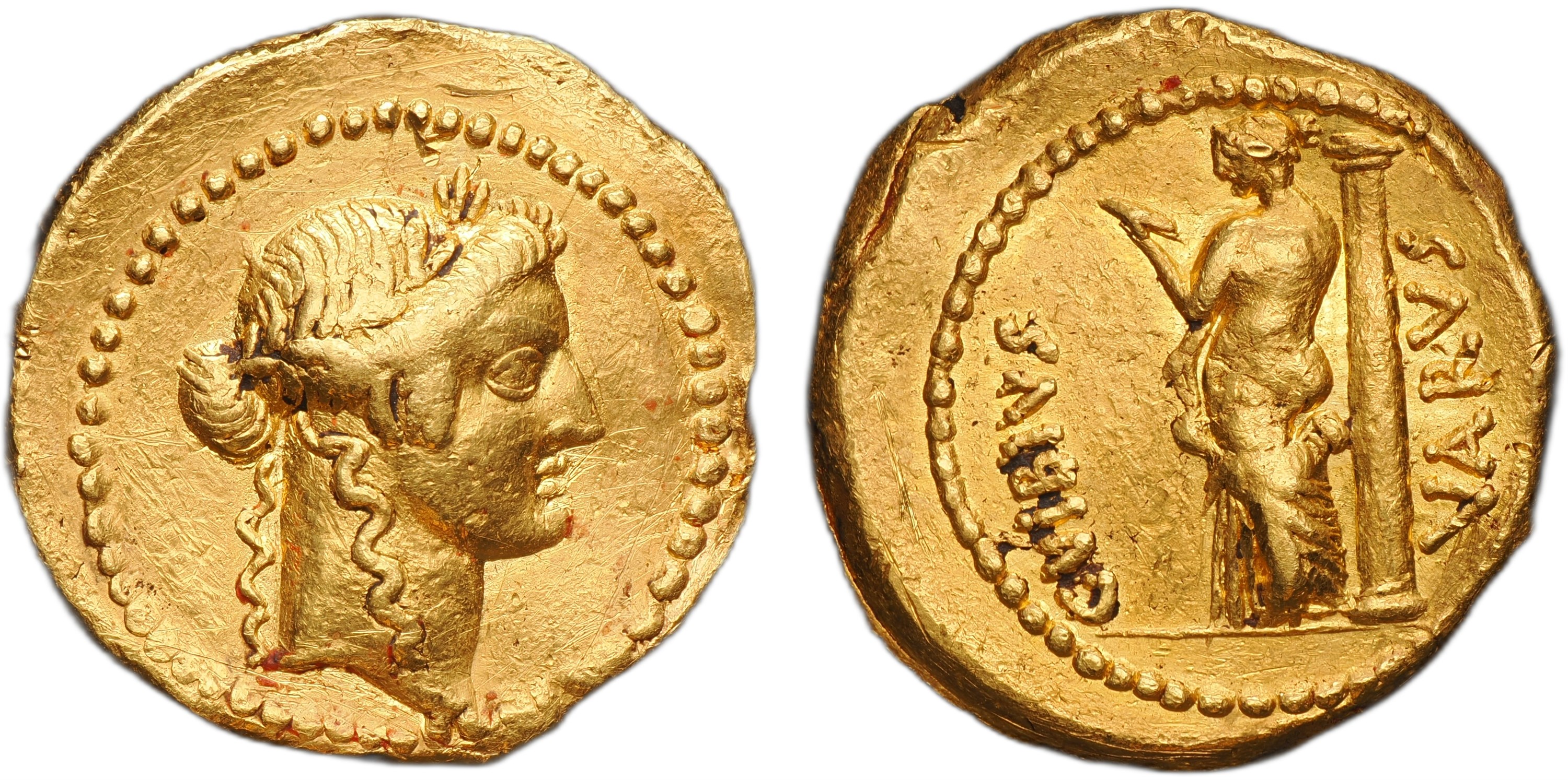 L5, Your Low Fee Ancient Coin Marketplace - C. Vibius Varus, 42 BC. AV ...