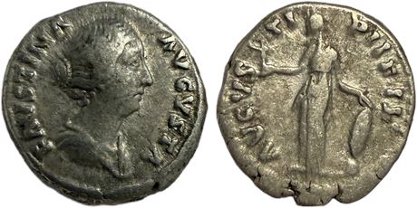 L5, Your Low Fee Ancient Coin Marketplace - FAUSTINA II AR silver ...